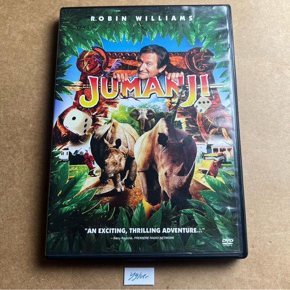 Media | Robin Williams Jumanji Dvd Video | Poshmark